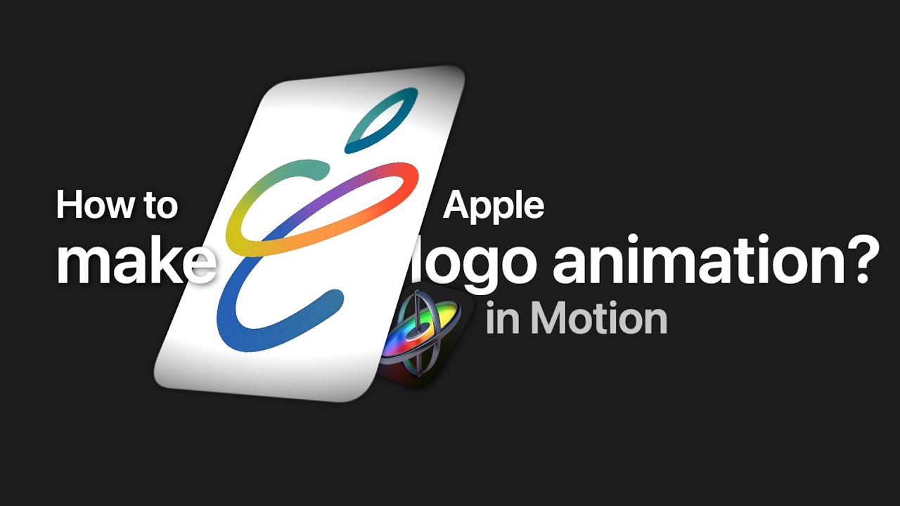 Tutorial | Make Apple logo animation in Motion