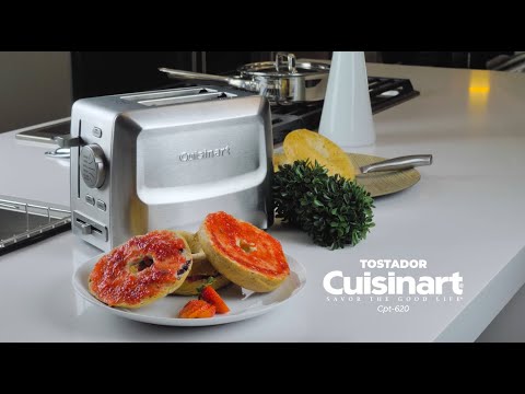 Tostador de 2 rebanadas Cpt-620 Cuisinart 🍞❤️