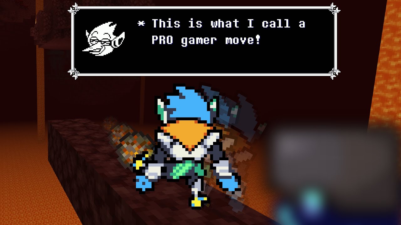 Berdly Deflects a Fireball. Deltarune Sprite Animation