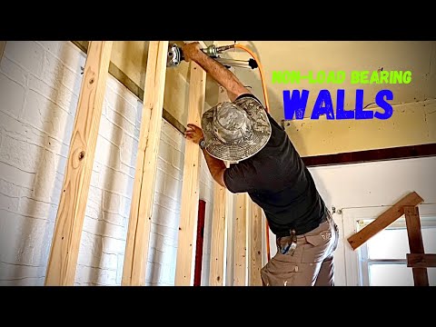 How to build a non-load bearing wall