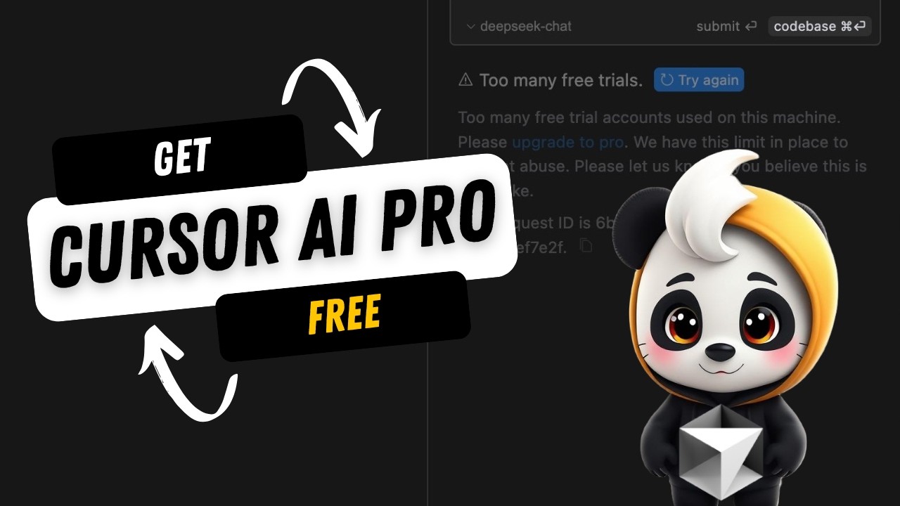 How to Fix the 'Too Many Free Trial Accounts' Error in Cursor AI | Galaxy.ai