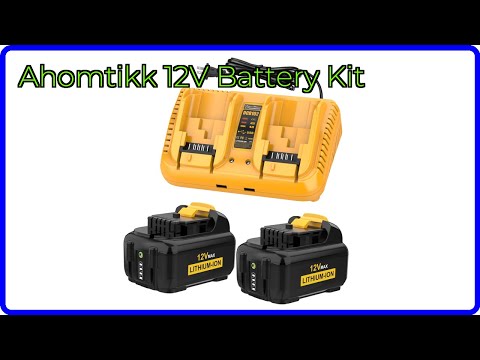 REVIEW (2025): Ahomtikk 12V Battery Kit. ESSENTIAL details.
