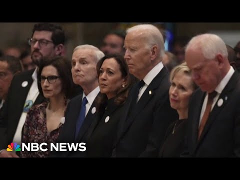 Biden, Harris attend funeral for slain Minnesota State Rep Melissa Hortman