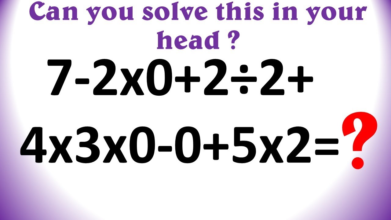 Math Brain Teasers With Answers I Brain Teasers