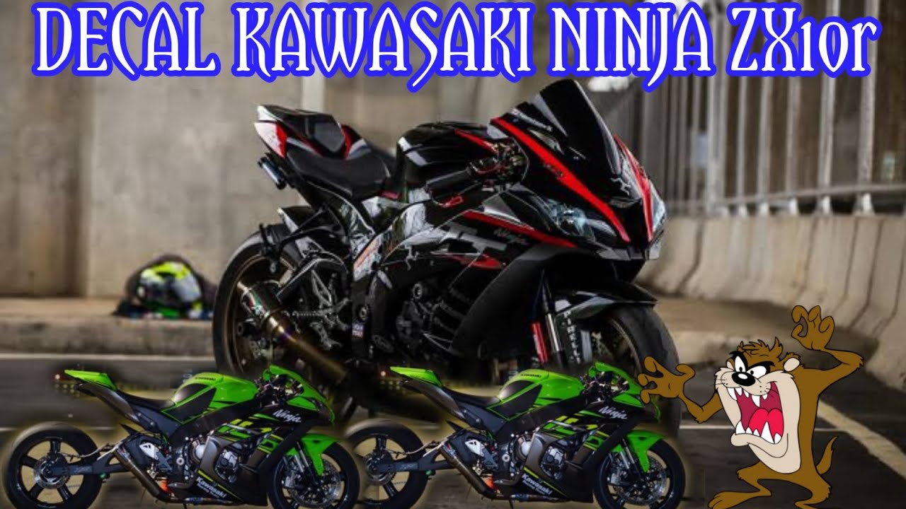 DECAL KAWASAKI NINJA ZX10R⭐⭐⭐#youtube 