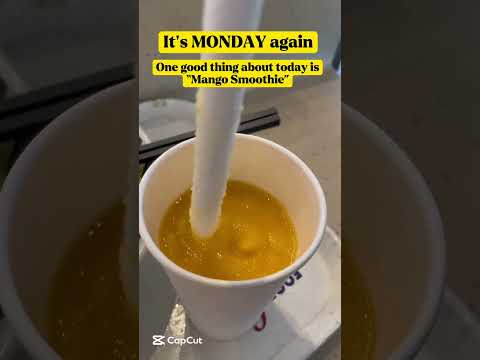 Monday Mango Smoothie #office #officelife #smoothie #mango #monday #motivation #funny #fun #happy