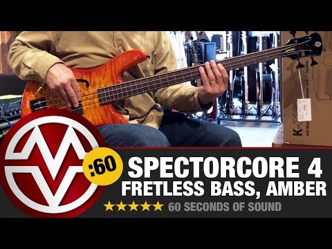 Spector Core 4-Fretted Bass Guitar Amber Burst | Reverb
