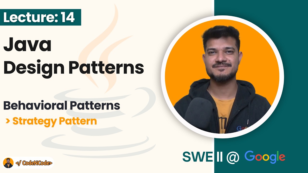 L14: Strategy Pattern | Design Patterns