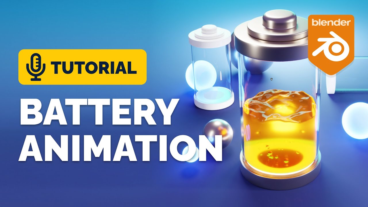 Blender Battery Animation Tutorial | Polygon Runway