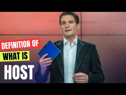 Meaning Of HOST | Definition of HOST and What Is HOST?