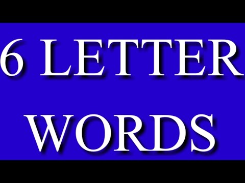 Six letter words | LET'S LEARN WITH M.YAQUB | ENGLISH GRAMMAR
