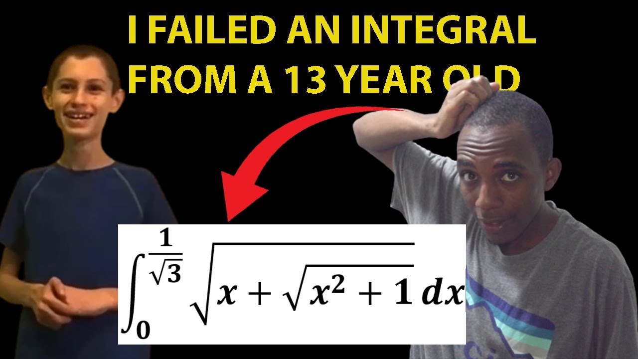 An MIT Integration bee problem from @youngmathematician9154
