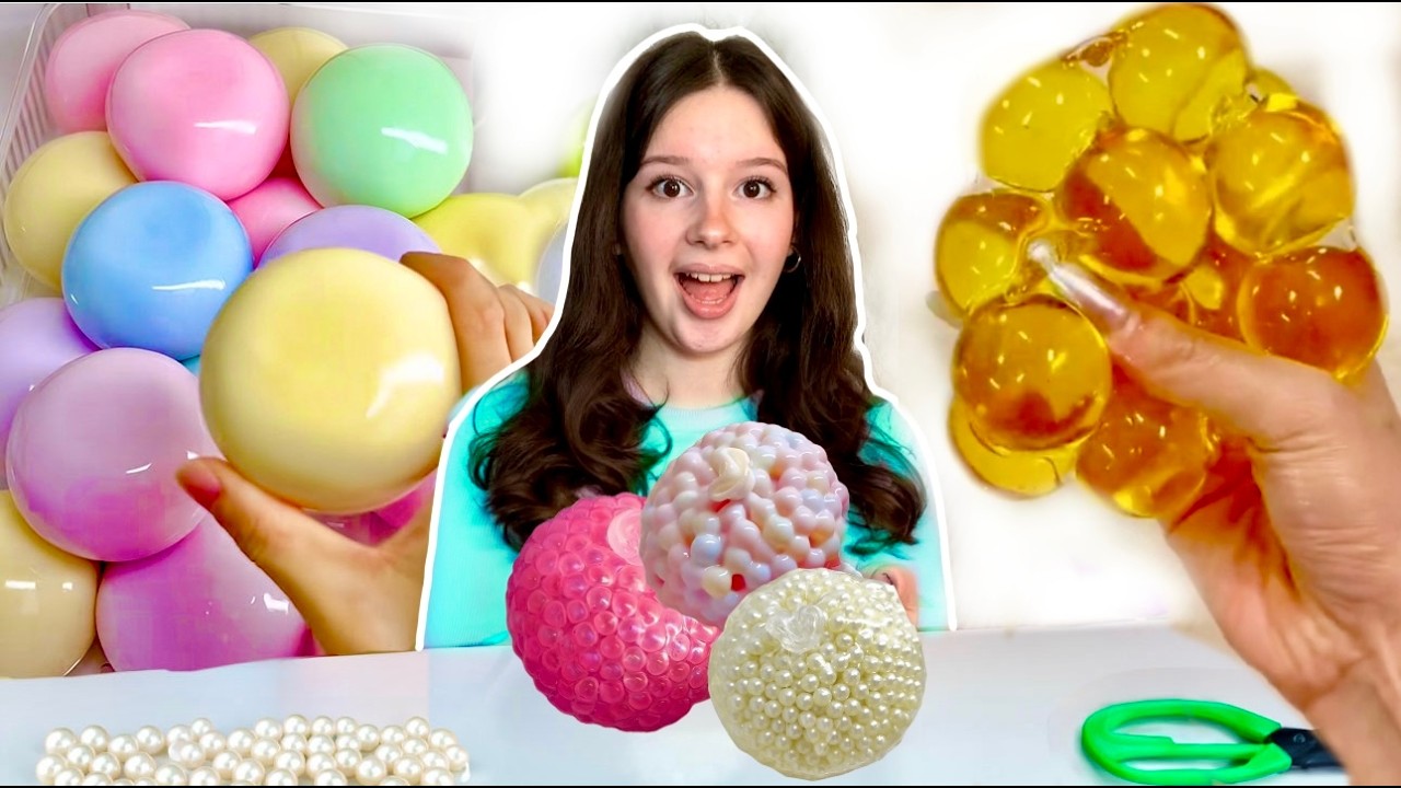 I Made VIRAL CRUNCHY STRESS BALL SQUISHIES! 😱😳 🫧*how to make diy squishy*