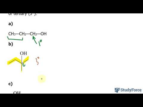 Classifying Alcohols (Organic Chemistry)