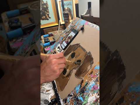 Three bobas #petportraitartist #musichumor #dog #furry