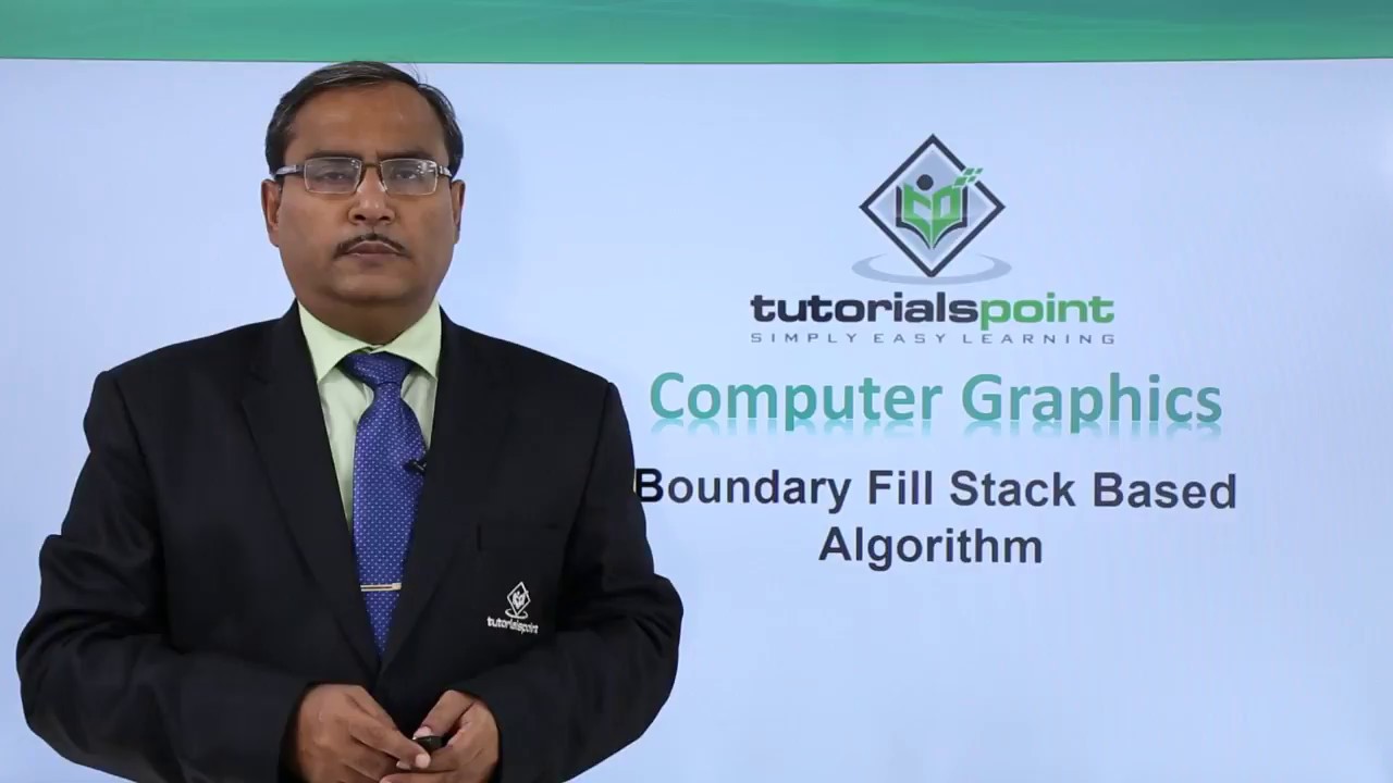 Boundary Fill Stack Based Algorithm