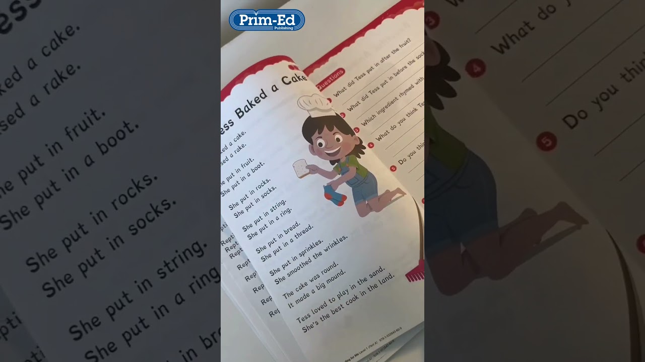 Reading for Me | Comprehension workbook with dyslexia-friendly font