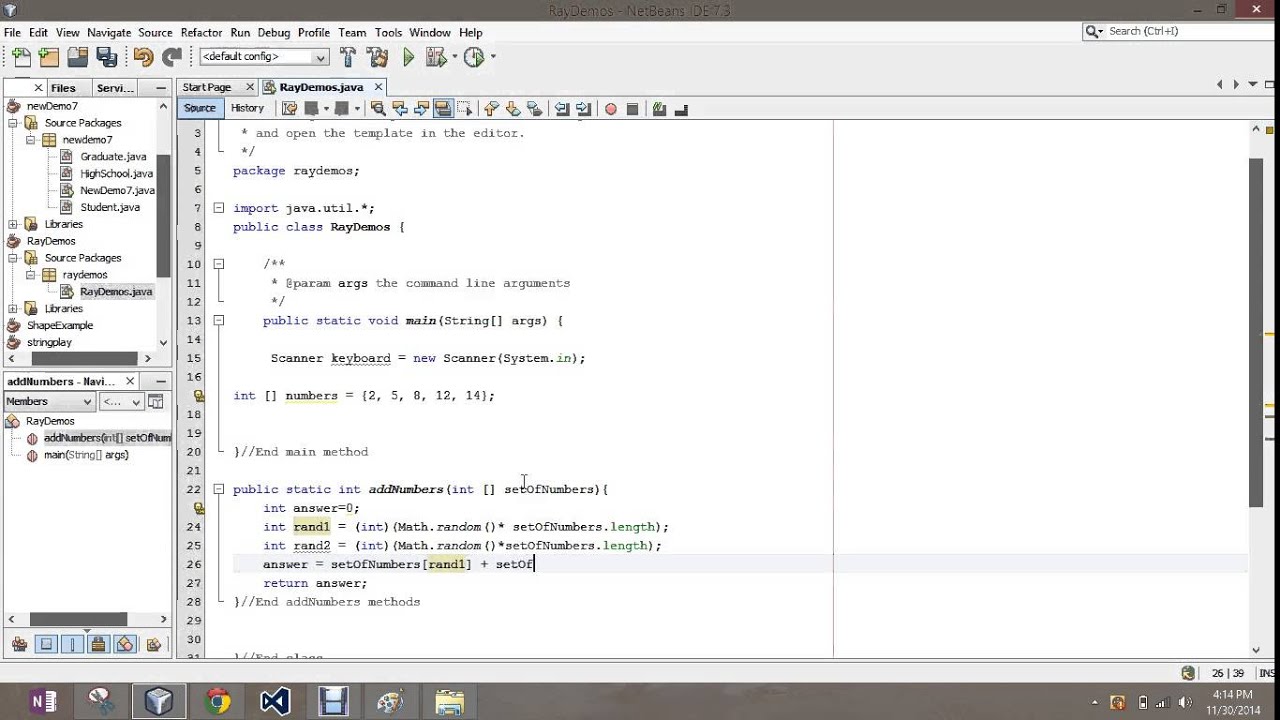 Passing Arrays Through Methods Java