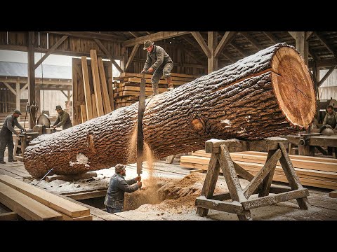 Rooted History - Before Electricity: How Oak Logs Were Turned Into ...