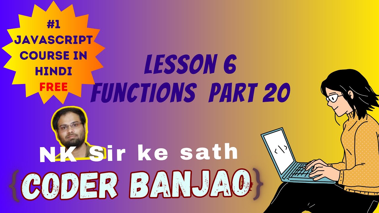 Learn JavaScript In Hindi | Function with Object and this | Part 20 | Coder Banjao !