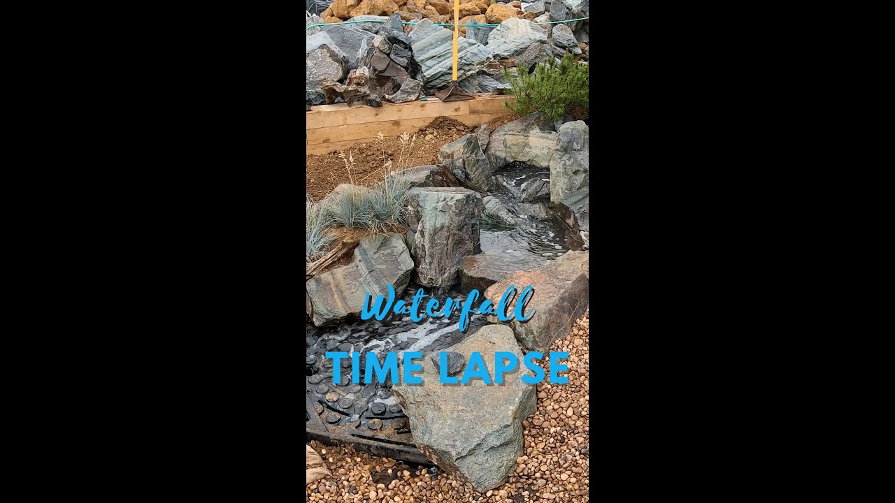 Pondless Waterfall Time Lapse Build
