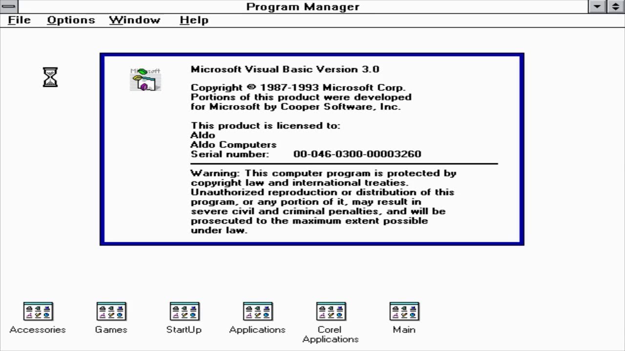 Microsoft Visual Basic 3.0
