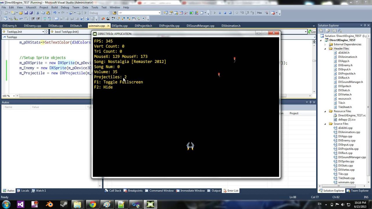 [C++ DirectX 9] Tutorial Progress SMHUP WIP