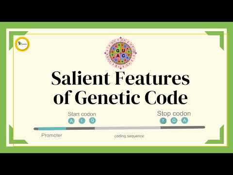 Salient Features of Genetic Code