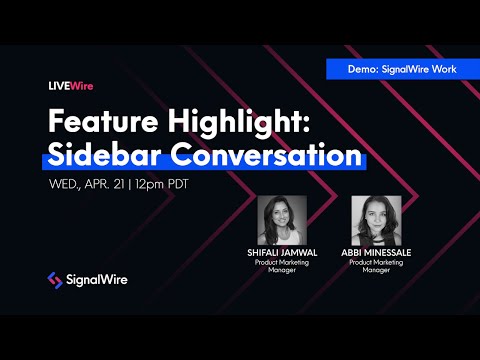 LIVEWire: Feature Highlight : Sidebar Conversation