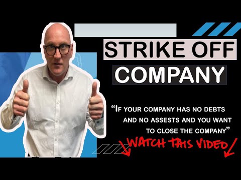 How to strike off a company?