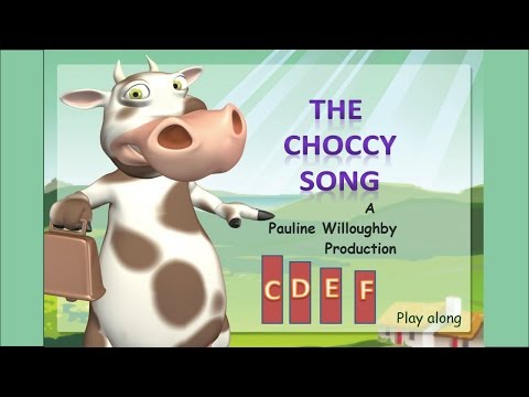 The chocolate song for young children.