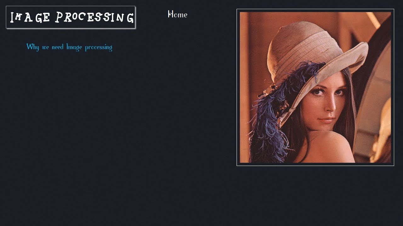 Image Processing - 01 Intro