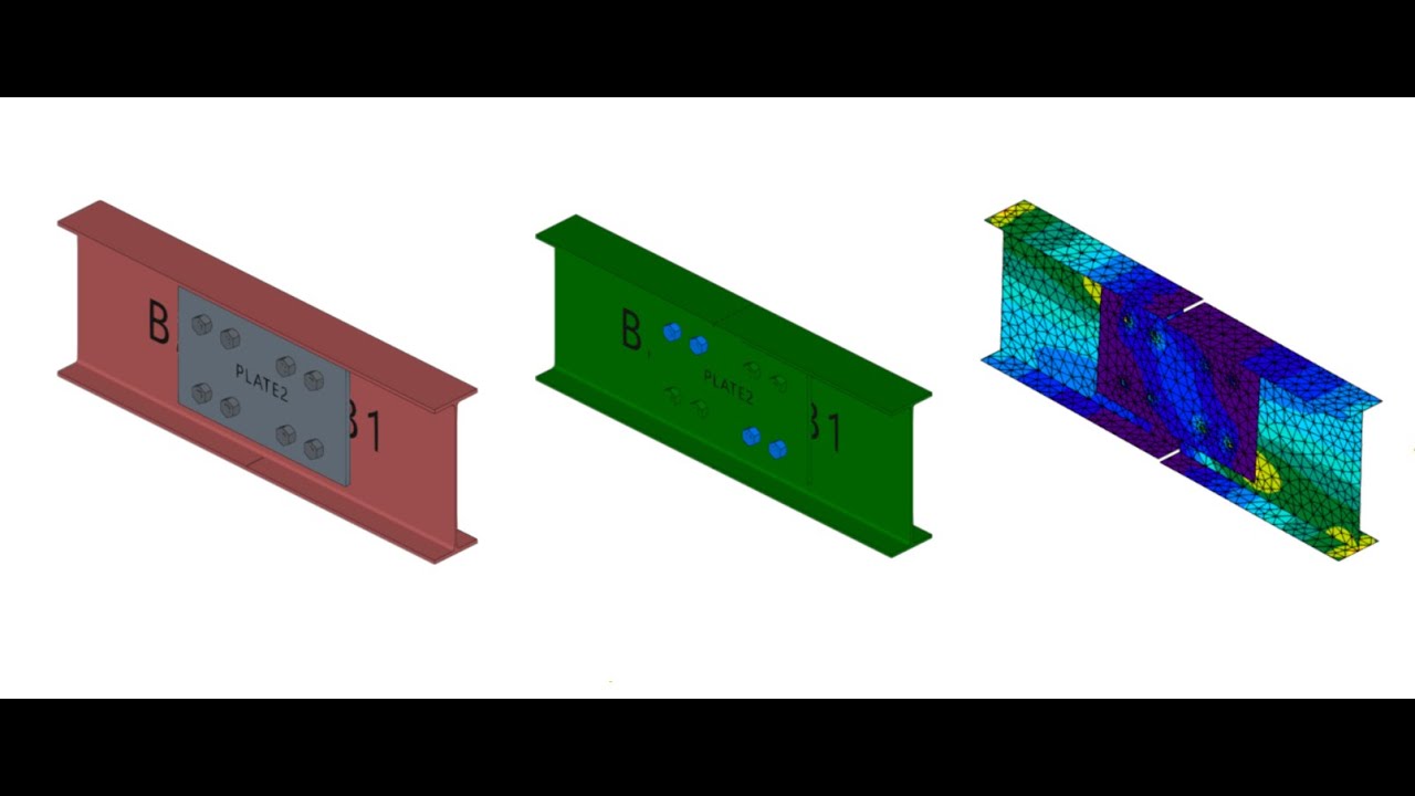 Bolted Beam to Beam Splice Connection - CYPE Connect Steel (CCS)