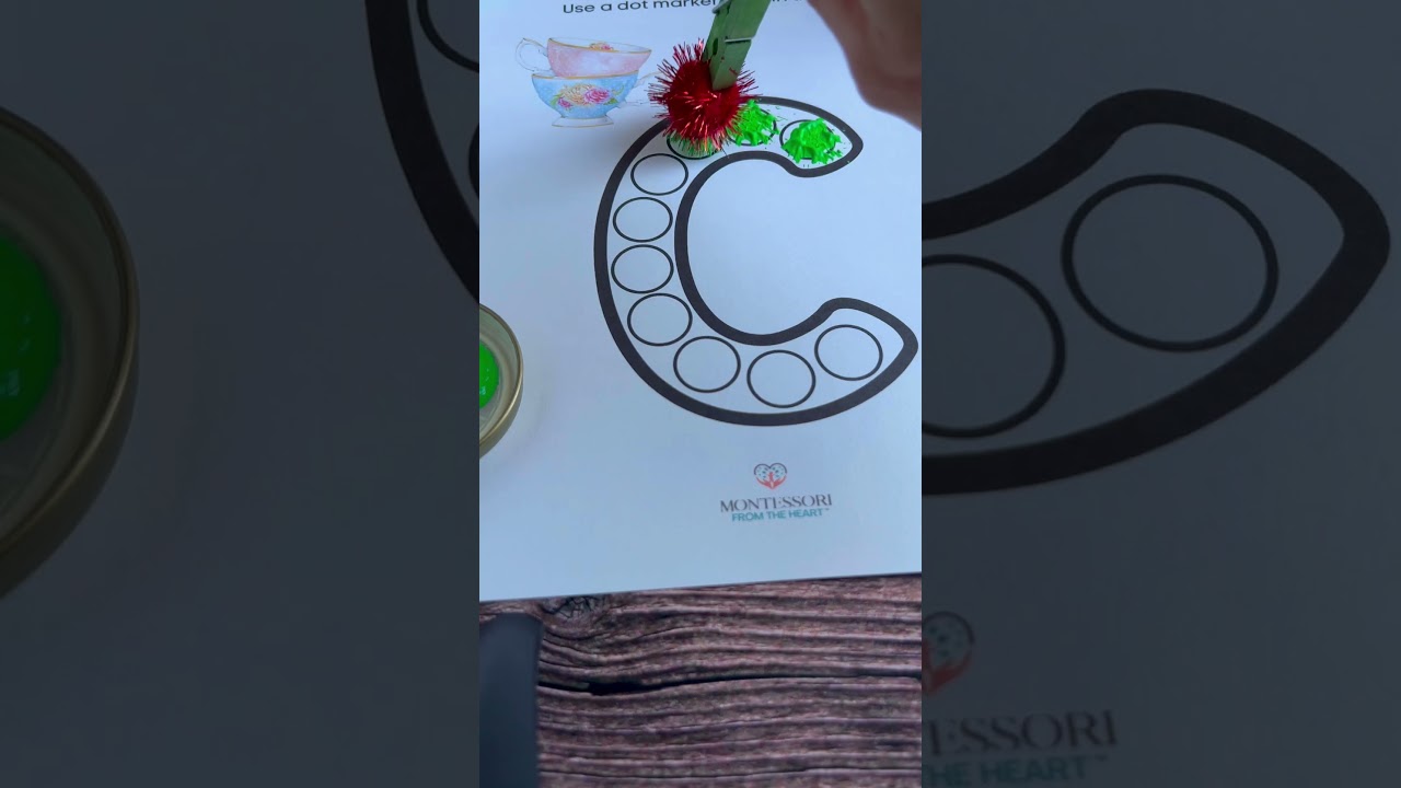 Do-A-Dot 🔤 Alphabet Activity Dot Markers Stickers Pom Pom #preschool #kidsactivities