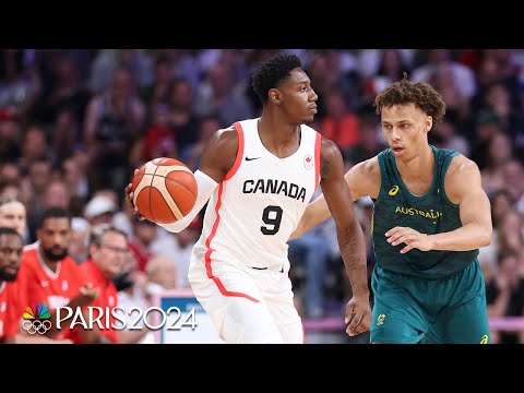 Canada holds off Australia behind ruthlessly efficient offense | Paris Olympics | NBC Sports