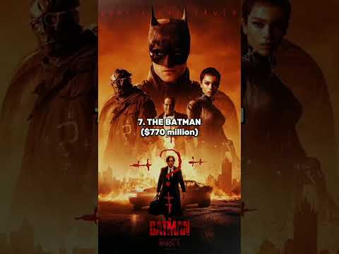 Top 10 Highest Grossing DC Movies #shorts #dc