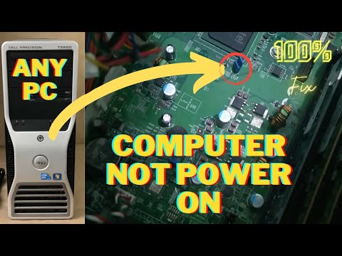 Dell Precision T3500 Computer Not Power ON Problem || How to fix ?
