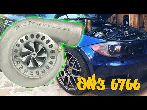 Test Fitting The On3 Performance 6766 Turbo onto my N54!