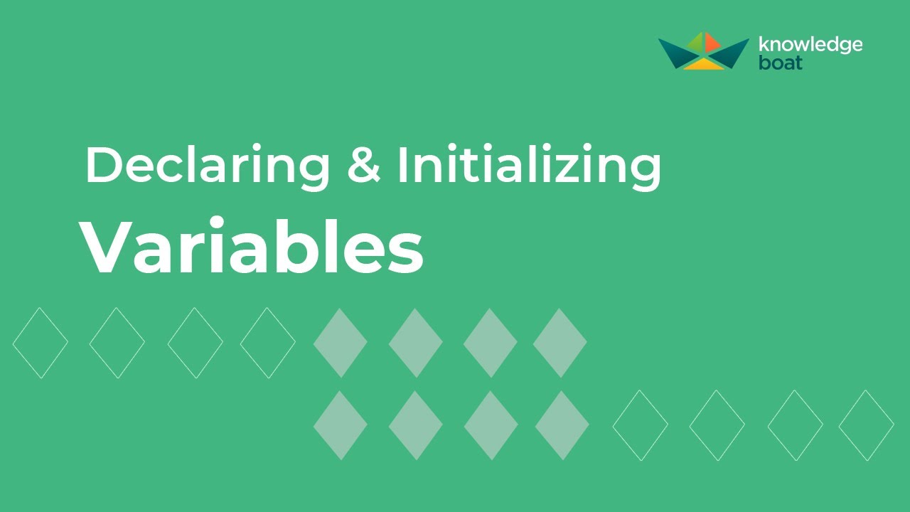 Declaring & Initializing Variables | ICSE Computer Applications | Java & BlueJ