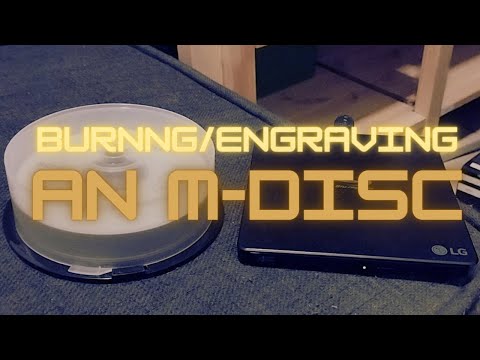 Burning / Engraving An M-Disc