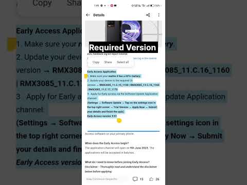 Realme 8 4g Realme UI 4.0 Android 13 update Rollout June 2023 download now