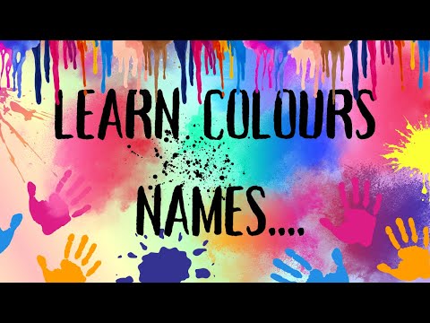 colors names | learn colors names | kids fun with colors |