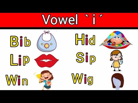 Short Vowel i Sound words | Short vowel `i´sound with pictures | "i" sound CVC Words with pictures |