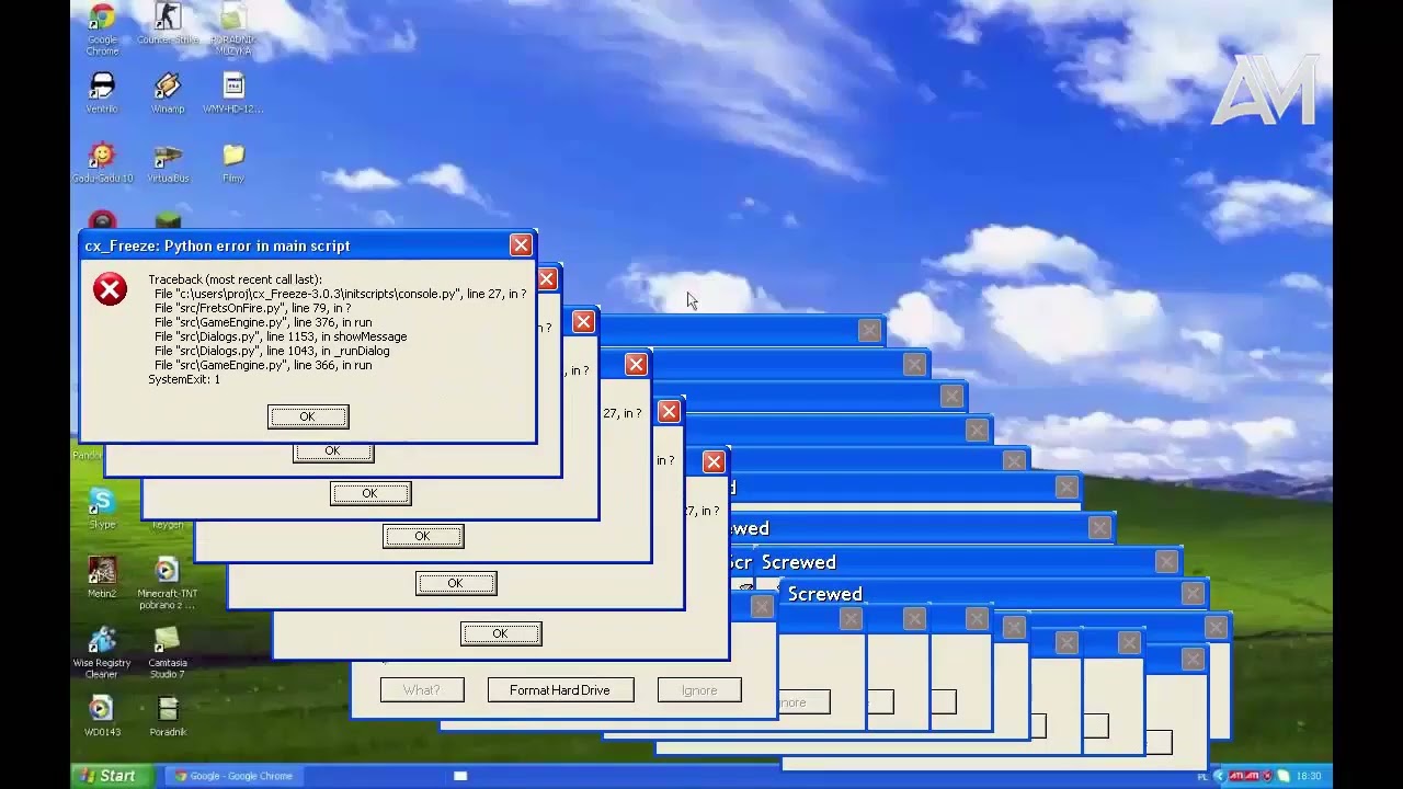 Preview 2 Windows XP Error Beat