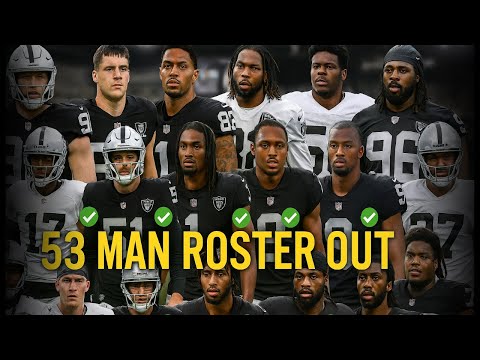 Raiders Final 53-Man Roster is OUT!