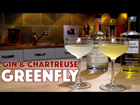 ๐ The Greenfly Cocktail 2 Ways Gin & Chartreuse Recipe - Cocktails After Dark