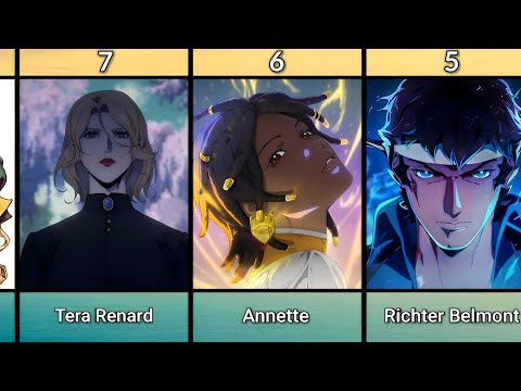 Top 20 Strongest Characters in Castlevania: Nocturne