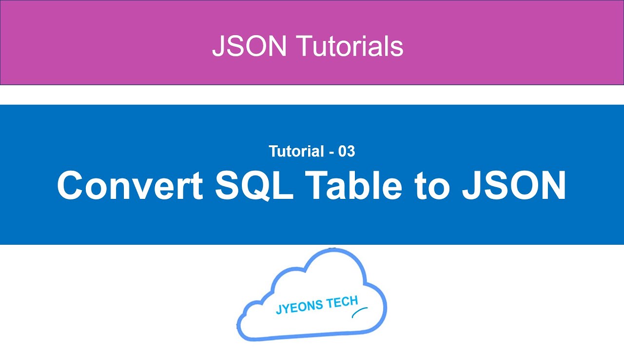 05- Convert SQL Table To JSON in SQL Server