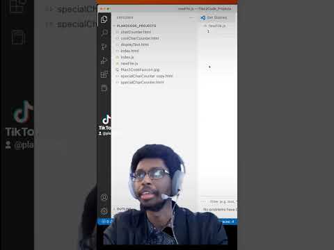 Creating folders and files in VSCode #BlackInTech #WebDeveloper #Statistics #VSCode #Code #Plan2Code