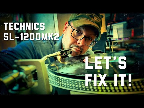 Fixing a Technics SL-1200Mk2 (How To Unstick It)